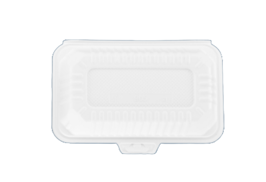 Clamshell Container, Center Slide, 8.8"x5.3" | Green Horizon Supplies
